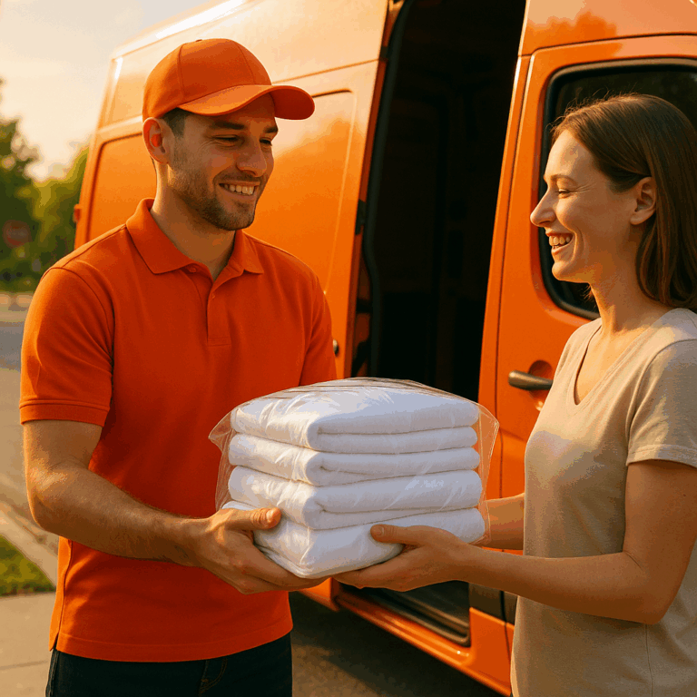 Pick-Up & Delivery - D-Express Laundry